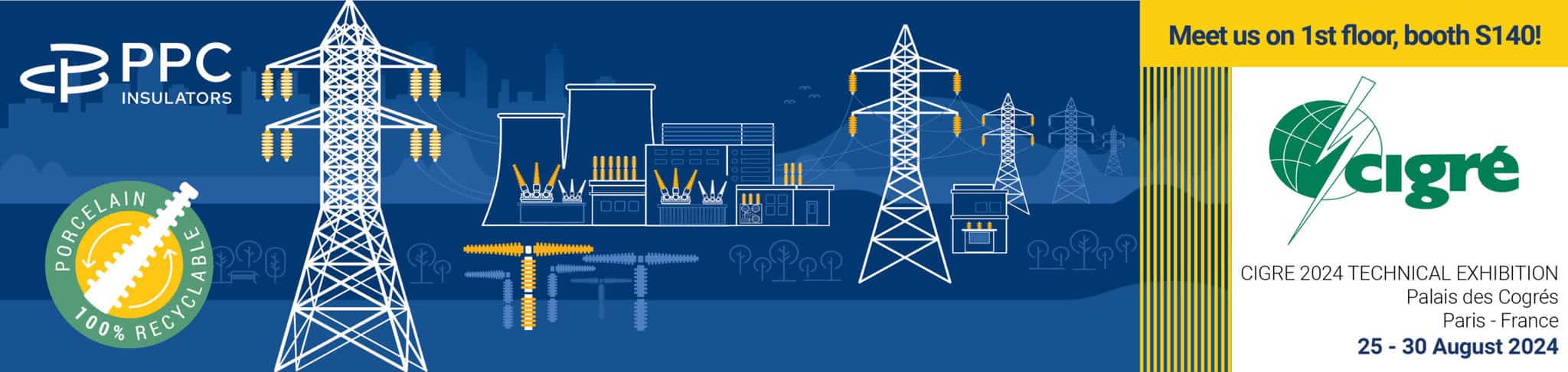 VIsit PPC Insulators's booth at CIGRE 2024